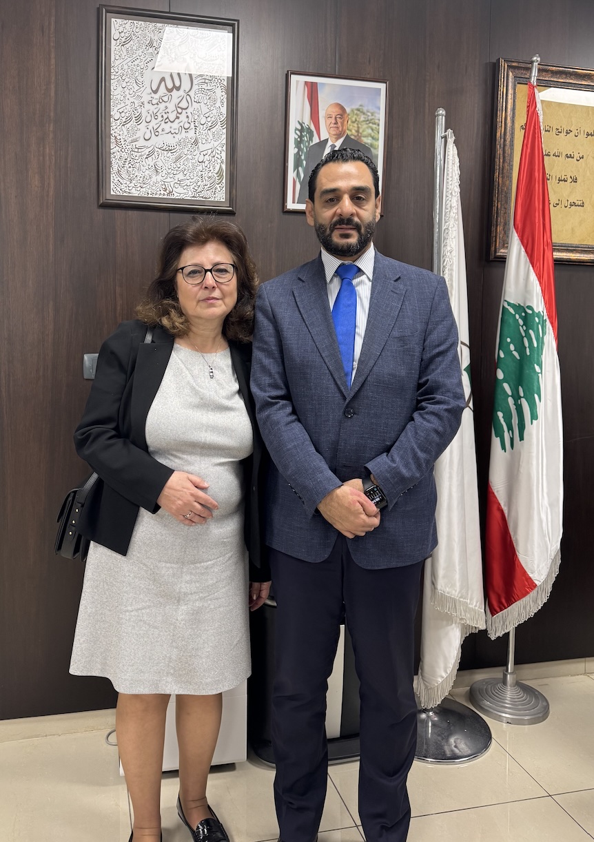 Rencontre avec le Directeur General of the Lebanese Ministry of Economy ...